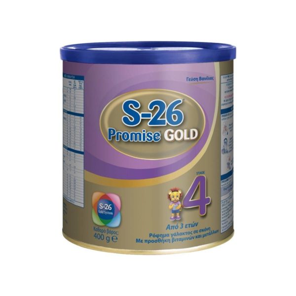 Γάλα σε Σκόνη S-26 Promise Gold 4 36m+ 400gr - Pharmacity