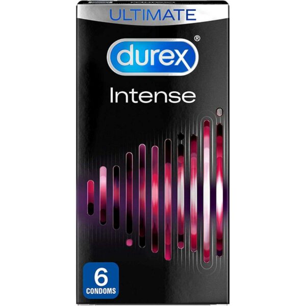 Durex Προφυλακτικά Intense με Επιβραδυντικό και Ραβδώσεις 6τμχ - Pharmacity