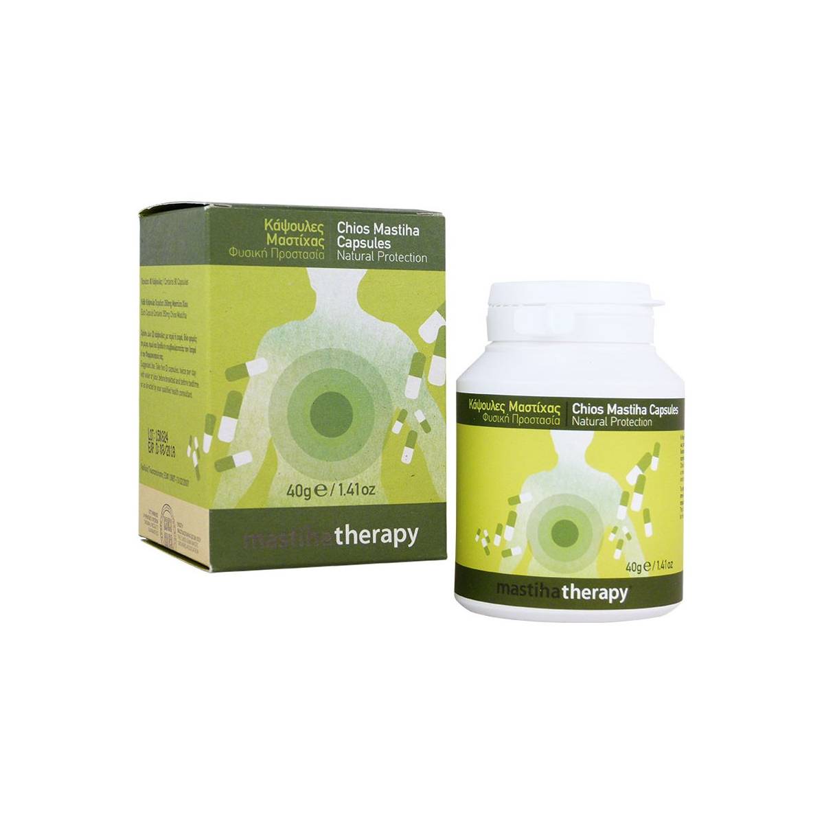 PharmaQ MastihaTherapy Chios Mastiha Capsules Φιαλίδιο με 90 κάψουλες ...