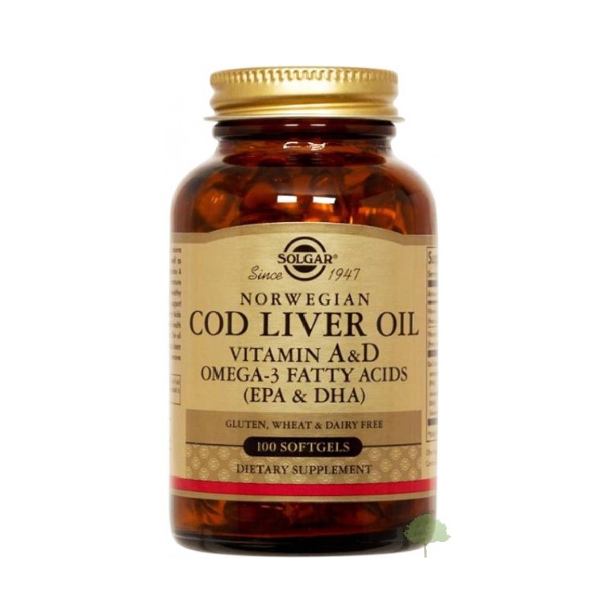 Solgar Cod Liver Oil Μουρουνέλαιο 100 μαλακές κάψουλες - Pharmacity