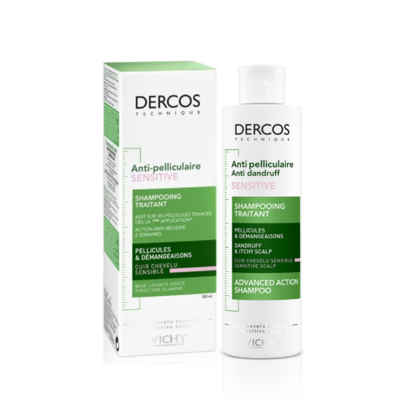 Vichy Dercos Anti Dandruff Shampoo Sensitive Σαμπουάν για τη Ρύθμιση ...