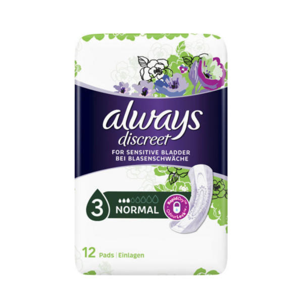 Always Discreet for Sensitive Bladder Normal Pads Σερβιέτες Ακράτειας ...