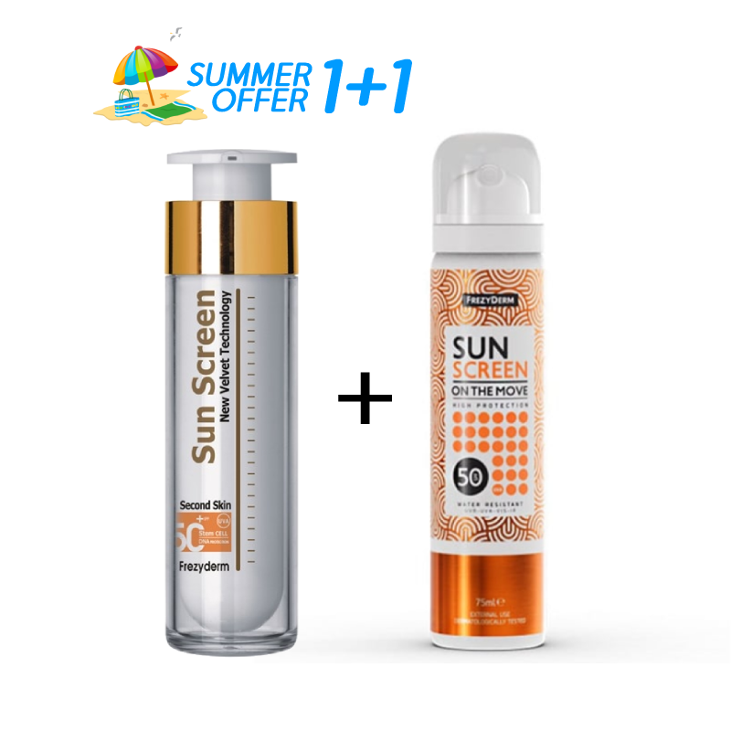 Frezyderm Sunscreen Velvet SPF50+ Αντηλιακή Κρέμα Προσώπου Χωρίς Χρώμα ...